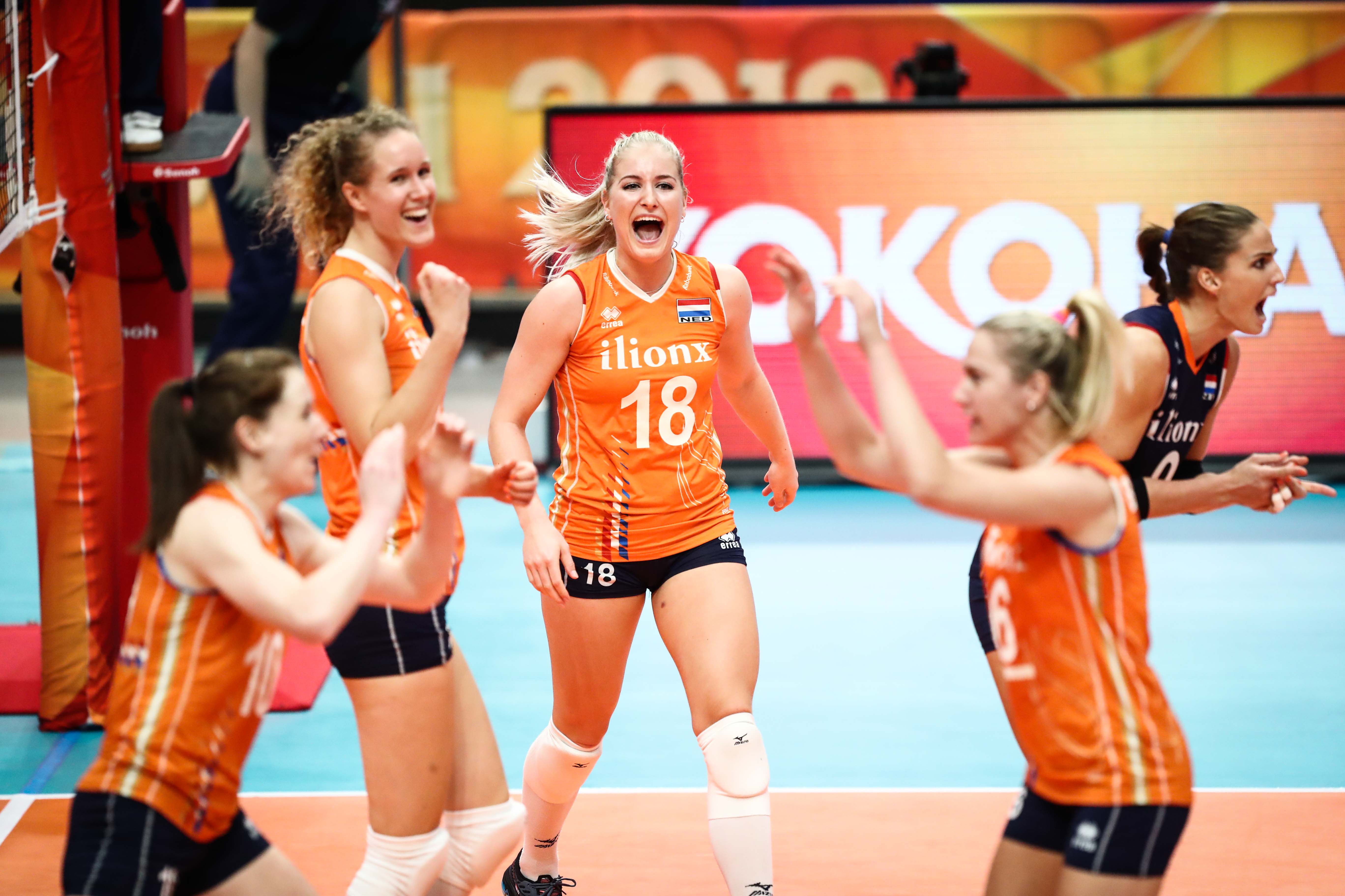 WK Dames: Vierde zege voor Oranje | Vizier op volleybal